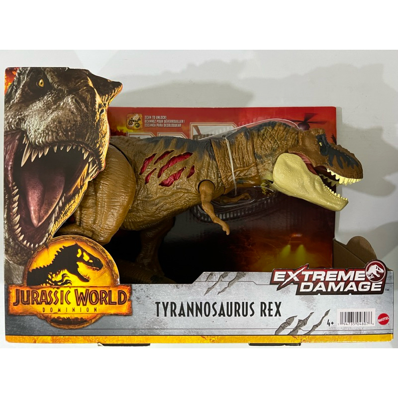 Jurassic World: Dominion Extreme Damage Tyrannosaurus Rex Dinosaur ...