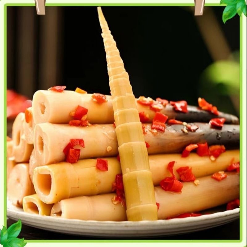 Hand-peeled Bamboo Shoots 500g Spicy Snacks Hand-Peeled Bamboo Shoots ...