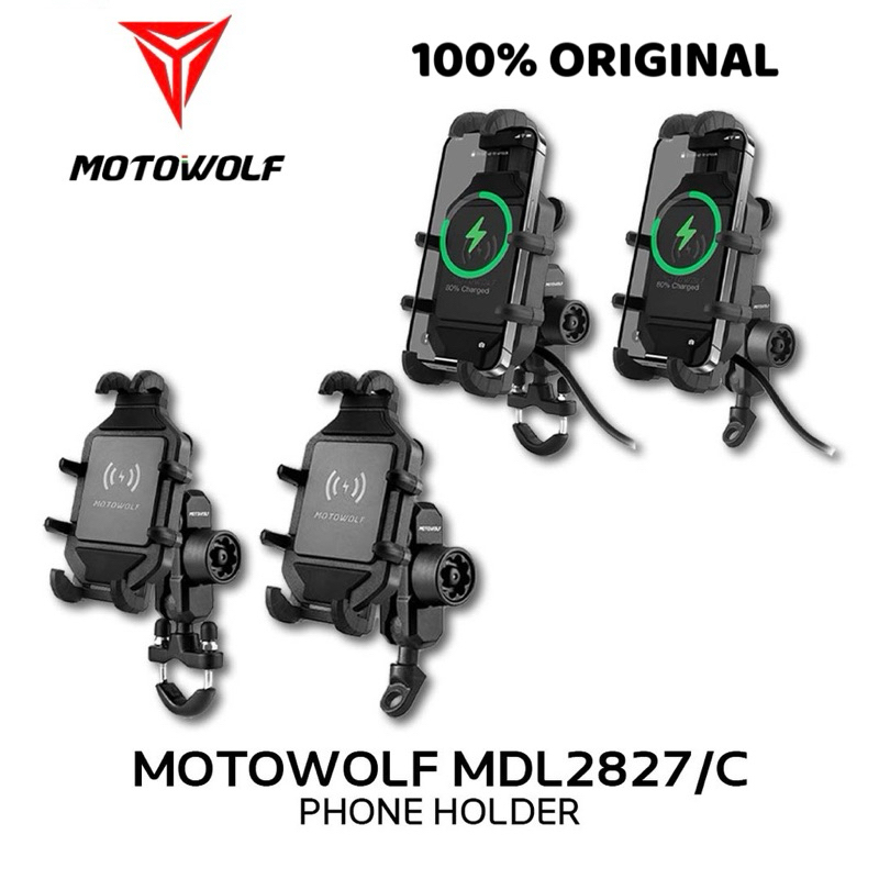 MOTOWOLF MDL2827 V2 Fast Charging Wired/Wireless Charge USB Wired Phone ...