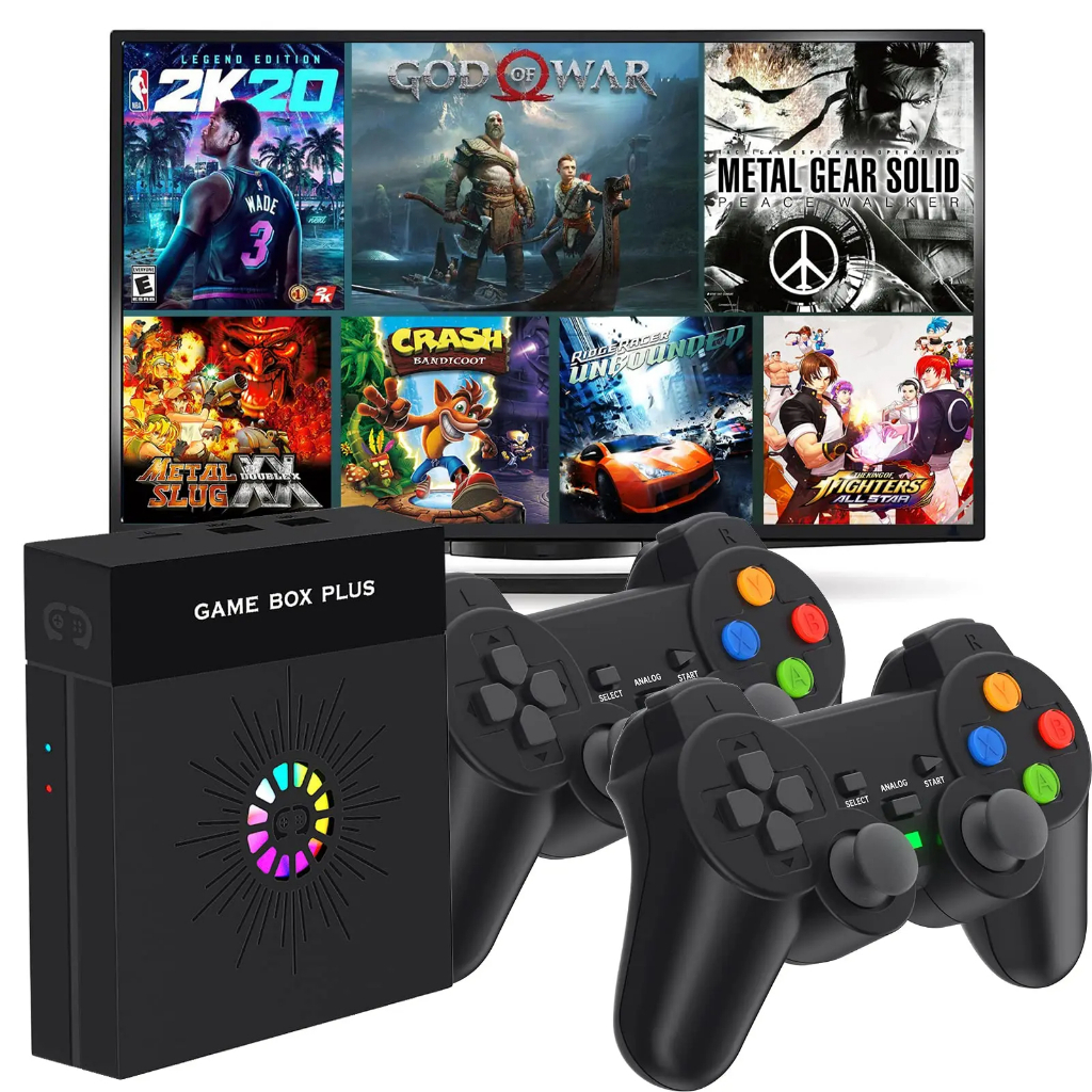 X6S 9000 Games Super Game Box 4K HD Output Gaming Consoles 64GB TF Card ...