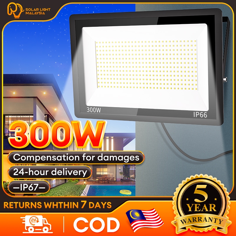 200W LED Flood Light Spotlight PIR Motion Sensor Floodlight Outdoor ...