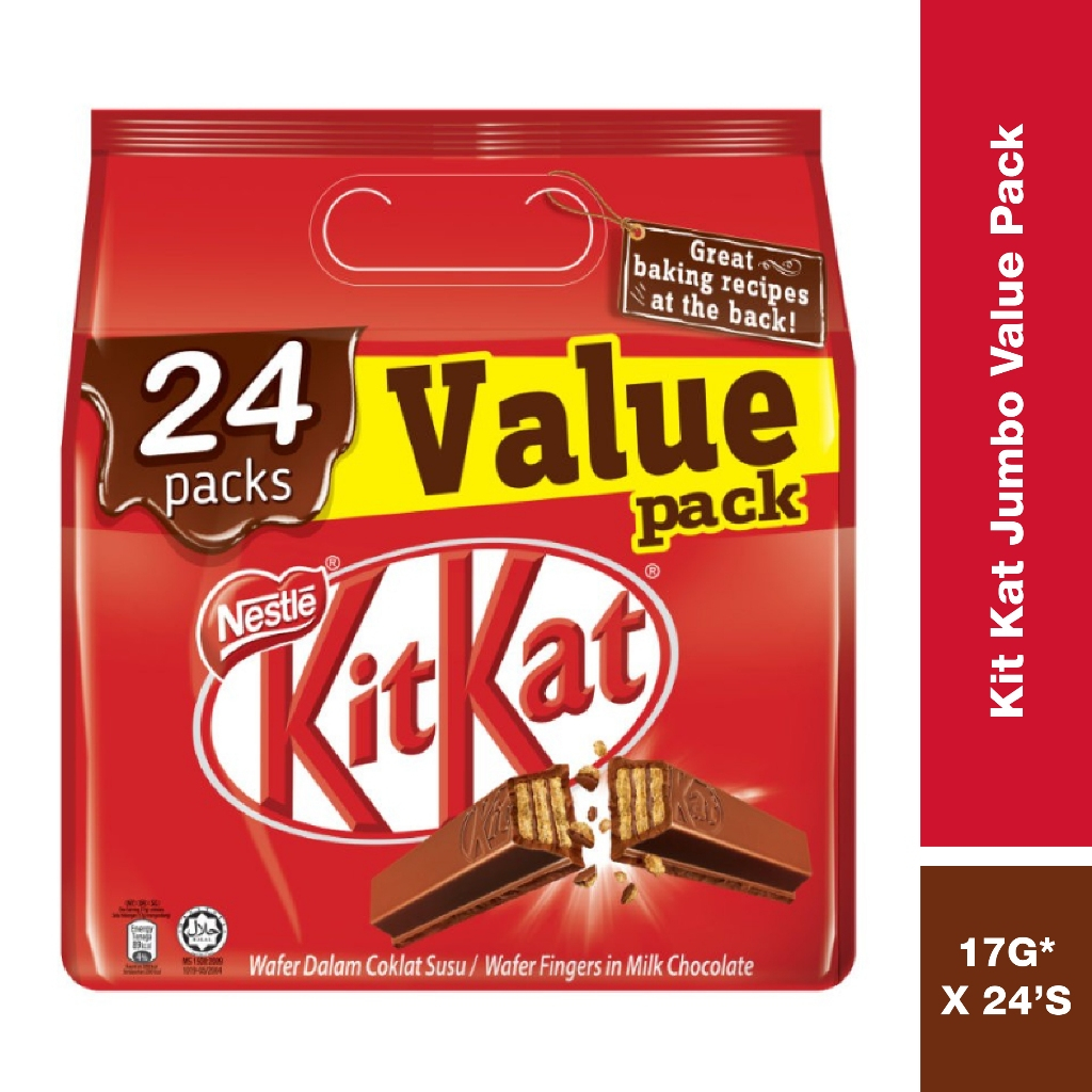 Kit Kat Chocolate Value Pack (24's x 17g) | Shopee Singapore