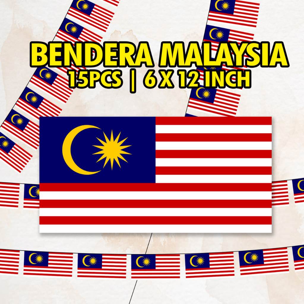 Flag & All State Flag | Bendera & Bendera Negeri 15pcs (6x12 Inch / 15 ...