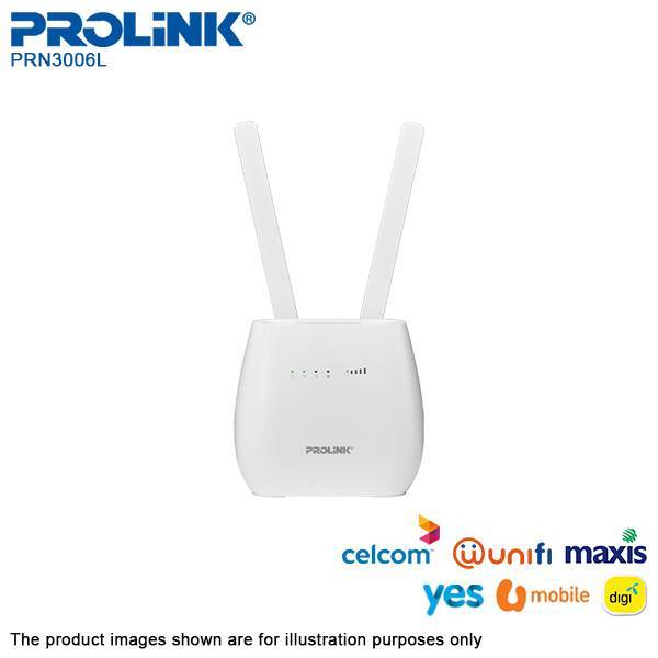 Prolink PRN3006L 4G LTE Wireless Router with Voice (USED) Maxis Digi ...