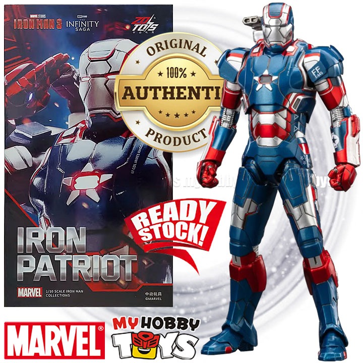 ZD Toys Marvel Avengers Superheroes Action Figures - Iron Patriot ...