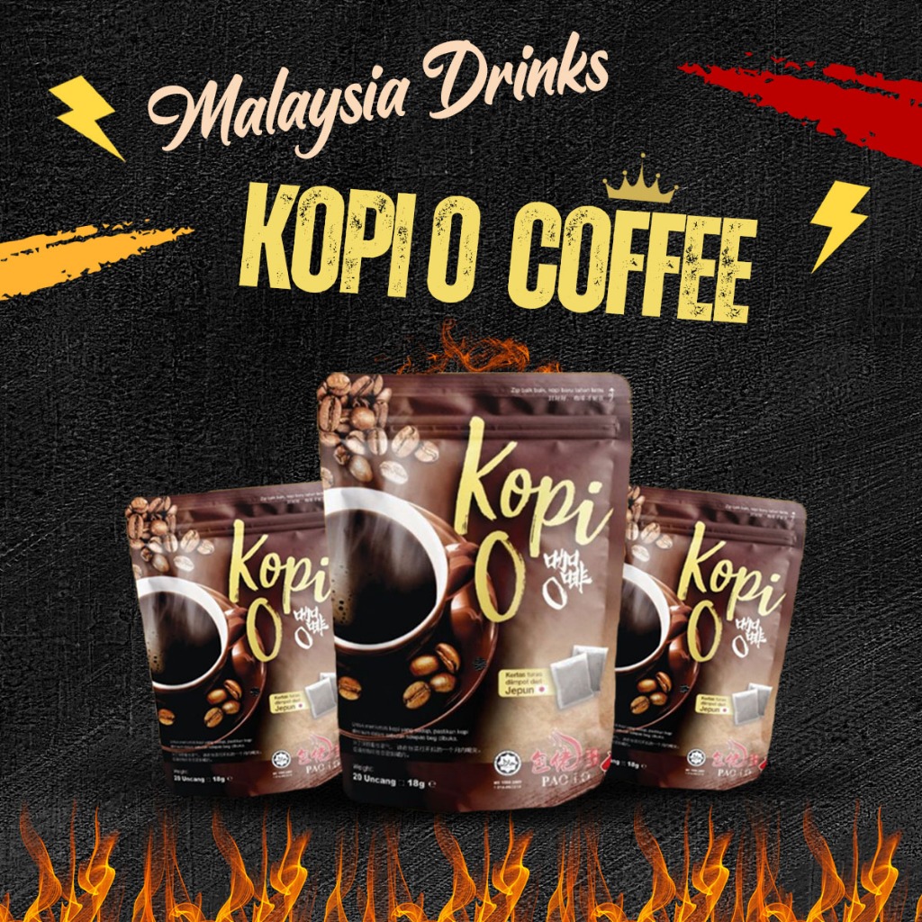 PAOLO Kapitiam Classic Kopi Kosong / Kopi O/ Instant Black Coffee 18g ...