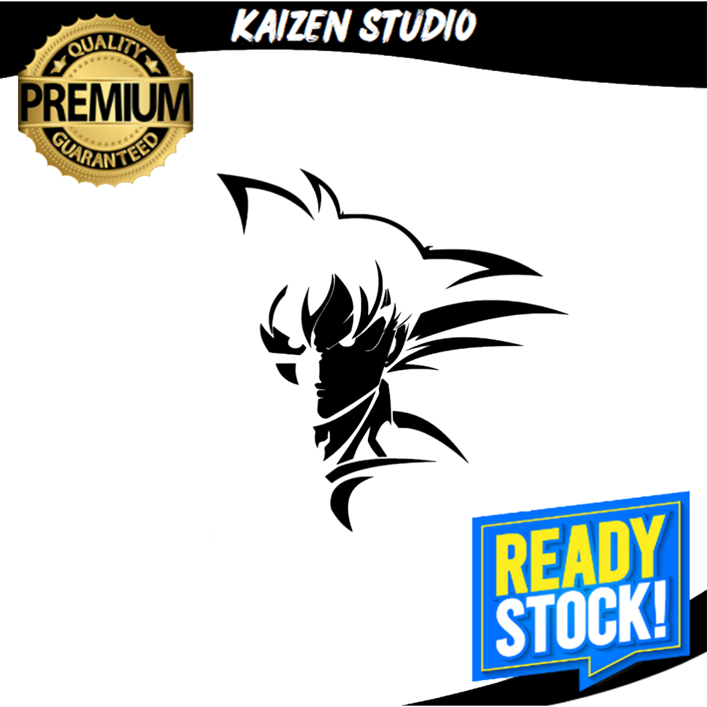 KAIZEN STUDIO Dragon Ball Son Goku Decals Sticker Goku Dragon Ball Z ...