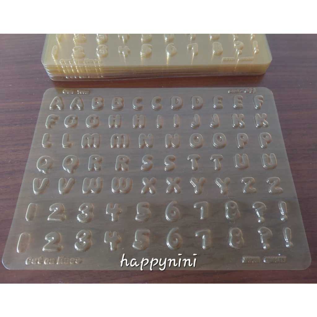 Mini Alphabets Chocolate mold Reference Chocolate Lowercase Letters ...