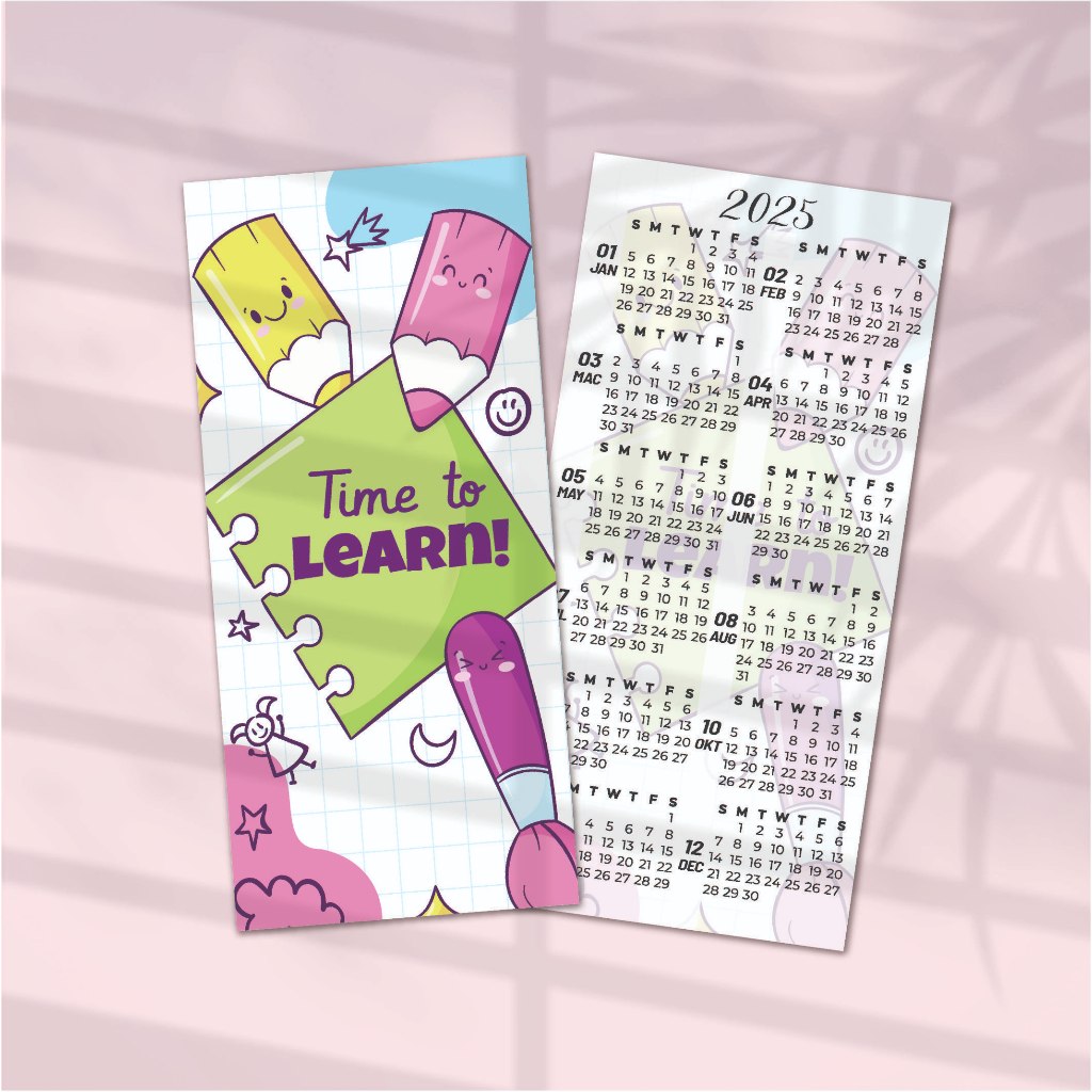 CALENDAR 2025/KALENDAR 2025 BOOKMARK / DOORGIFT / / STUDENT / TEACHER ...