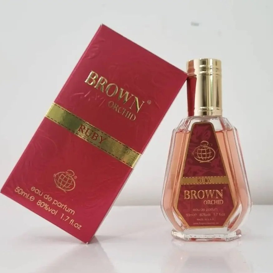 % Ruby Brown Orchid EDP Perfume by Fragrance World from UAE 50ml ...