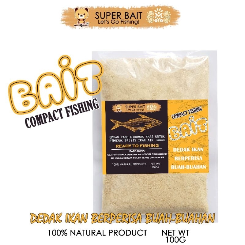 Bait Powder Bran Tapaw Fish Strong AROMA Tapa Kucur Power Bait Kelah ...