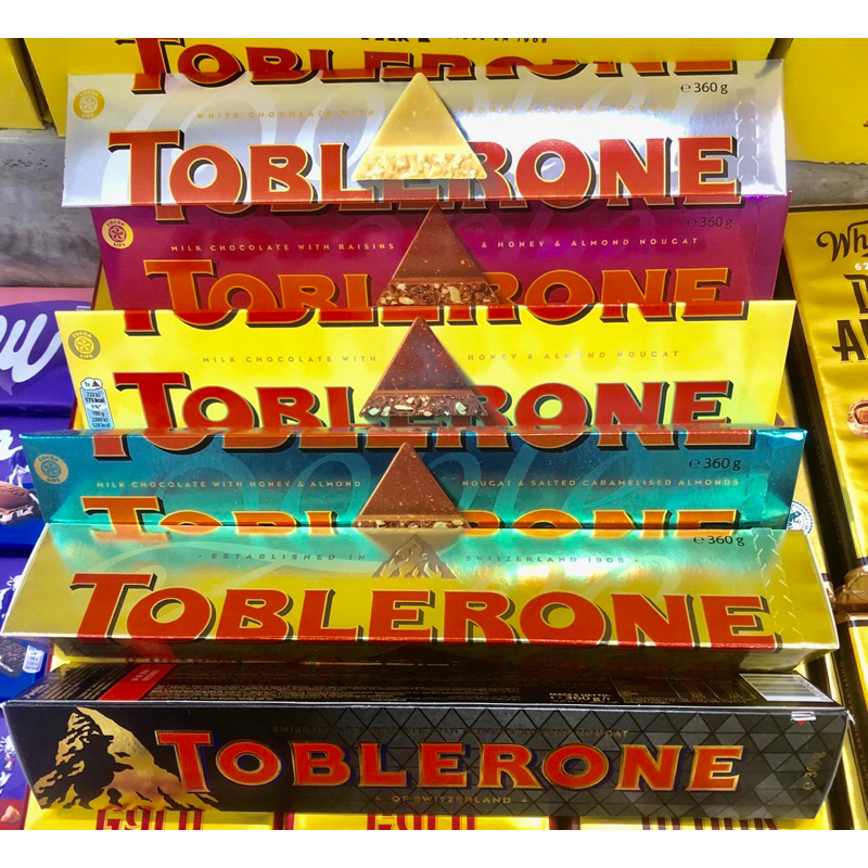 BIG TOBLERONE MILK GOLD 200G - 360g | Shopee Singapore