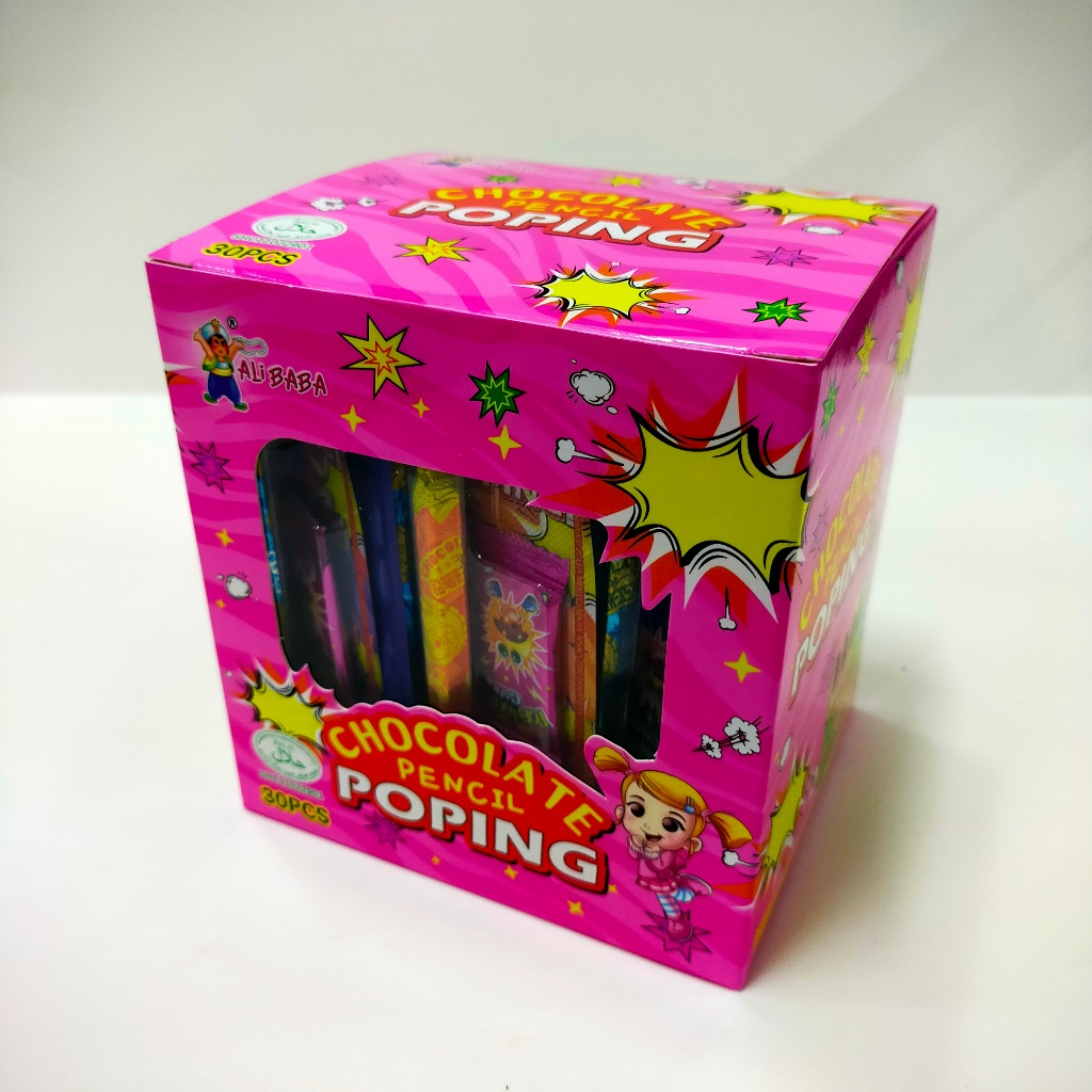 Alibaba Chocolate Pencil Popping Candy 9g | Shopee Singapore