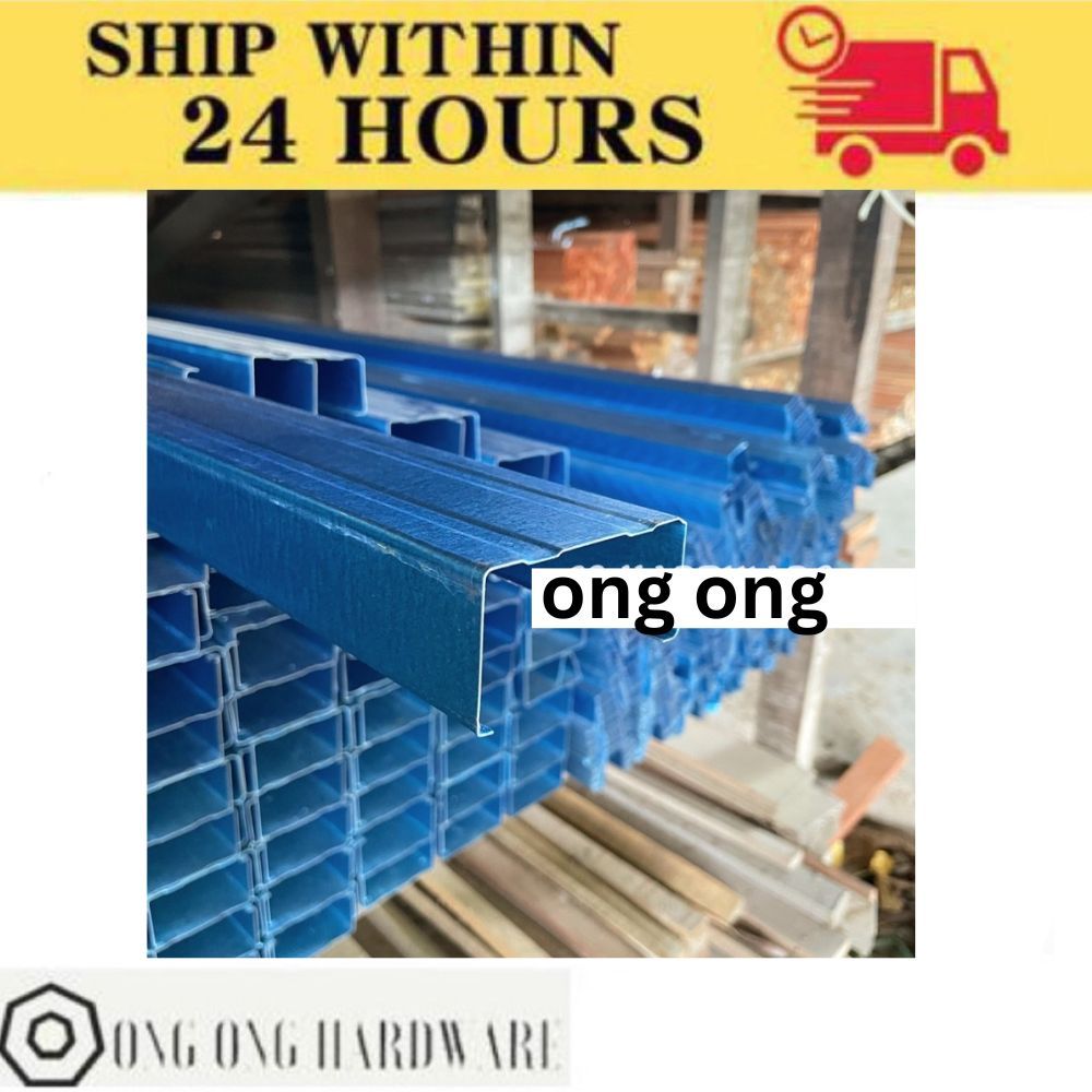 5ft C Channel Blue / Batten Blue Roof Iron C Roof Iron V Iron flower ...