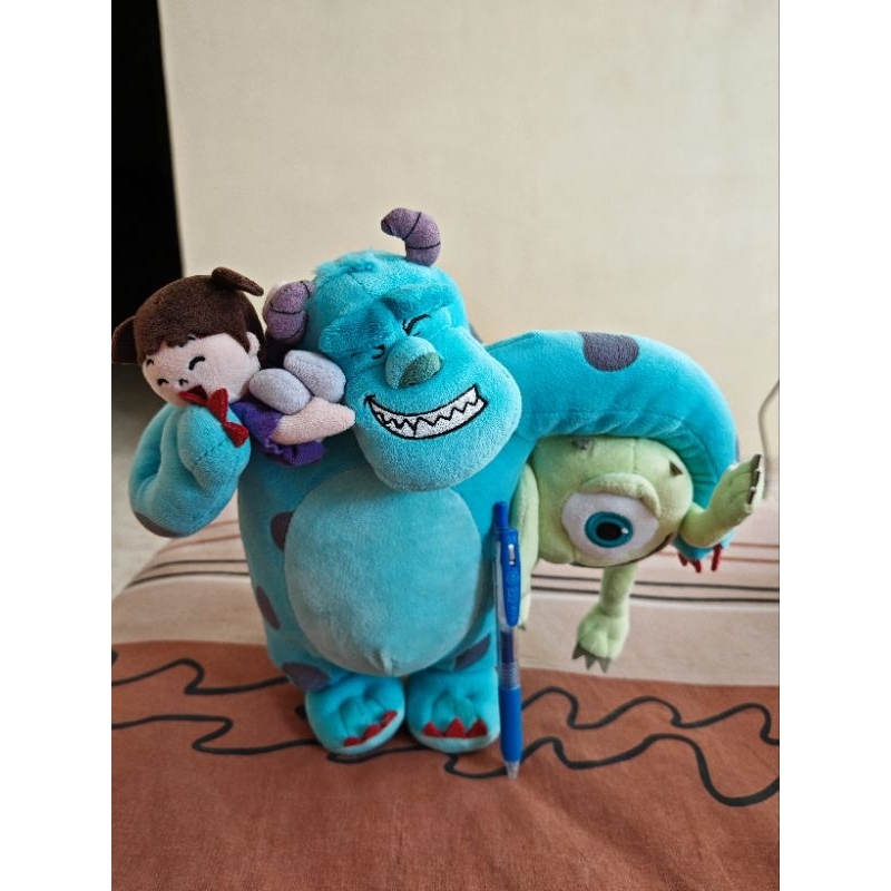 Disney Pixar Sully, Mike & Baby boo plush | Shopee Singapore