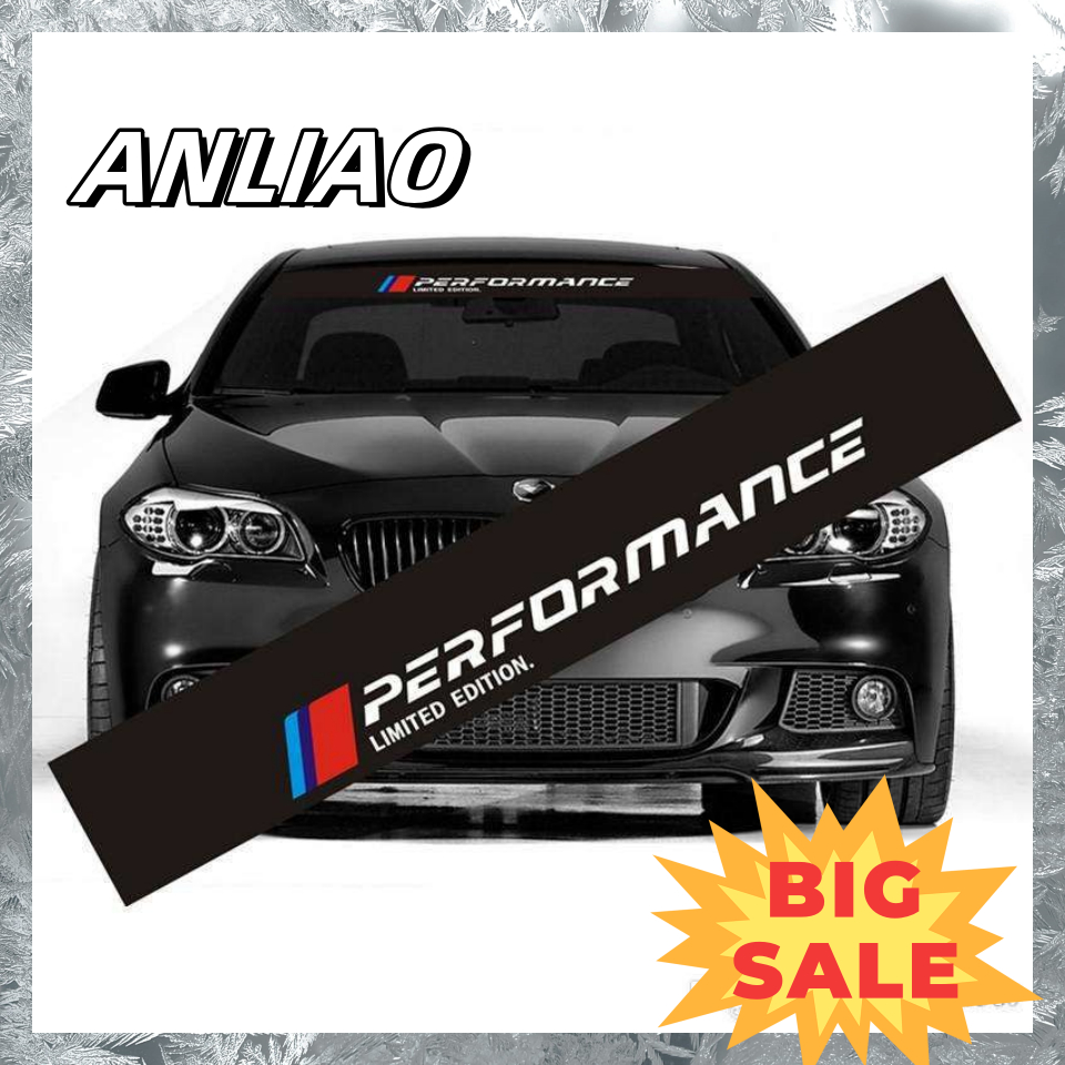 BMW M PERFORMANCE FRONT WINDSCREEN STICKER | Shopee Singapore