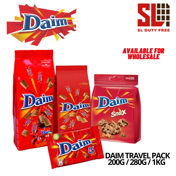 Daim Chocolate Bag Minis 200g / 280g / 460g / 1kg / Daim Snax 145g / Bar 84g Coklat Daim ...