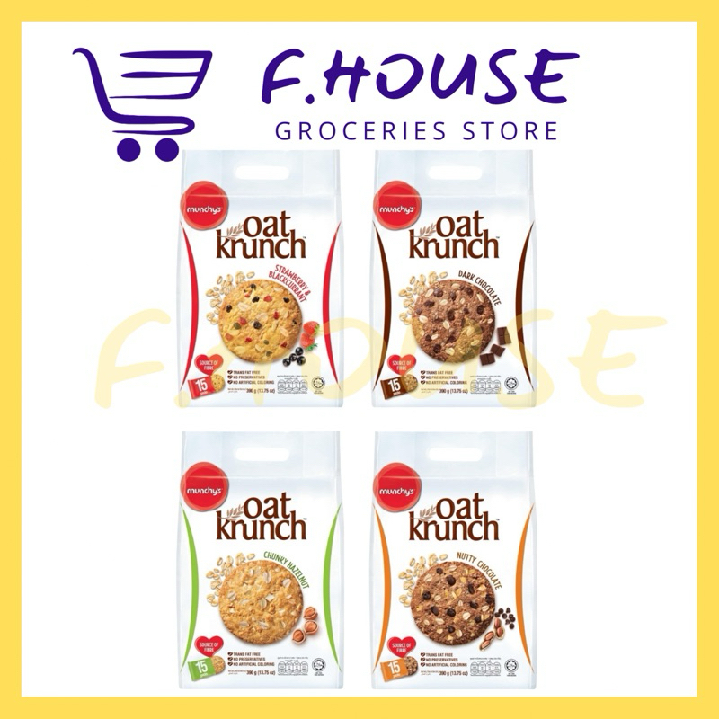 Munchy's Oat Krunch Biscuit -(390g) | Shopee Singapore