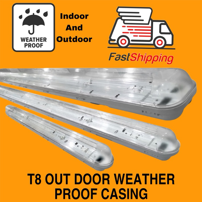 T8 2FT/4FT/2 x 4FT Anti Corrosive Fitting Weatherproof/Waterproof LED ...