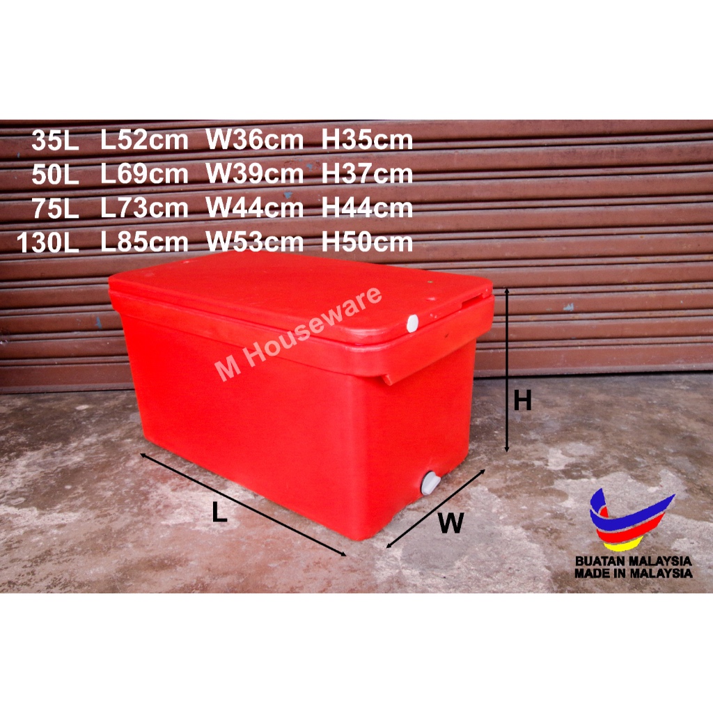 Ice Box Fiber Box Heavy Duty Ice Box Plastic Ice Tong Ice Bucket Ice ...