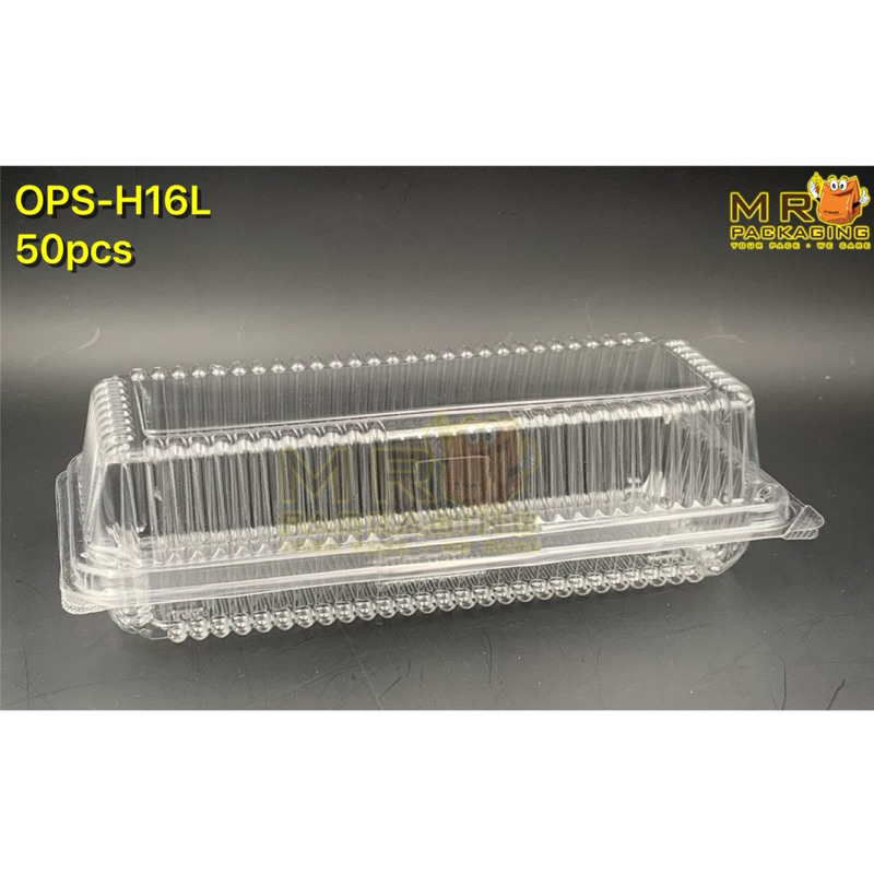 OPS - H16L - BENXON Plastic Tray with Lock [ 50pcs± ] Bakery Disposable ...