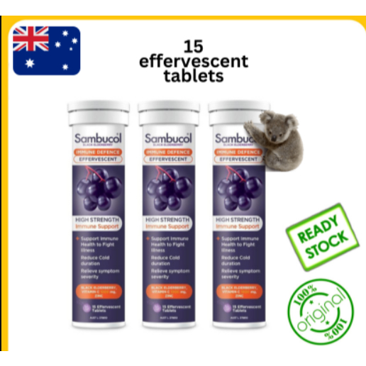 Sambucol Immuno Forte Effervescent Tablets (45 tablets) | Shopee Singapore