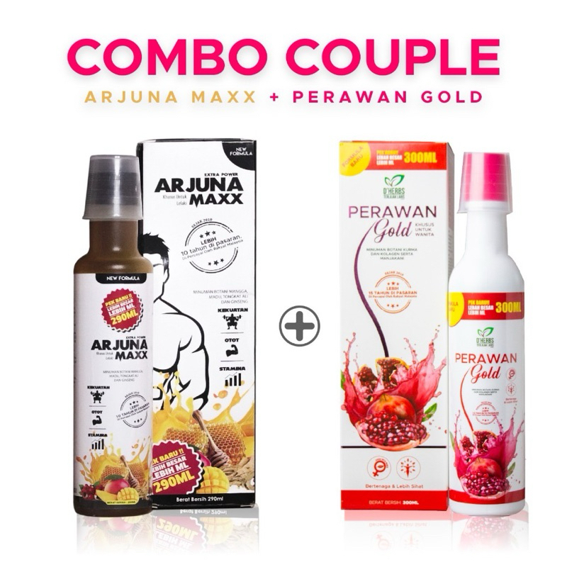 DHERBS Combo Couple Jus Perawan Gold DAn Jus Arjuna New Packaging ...
