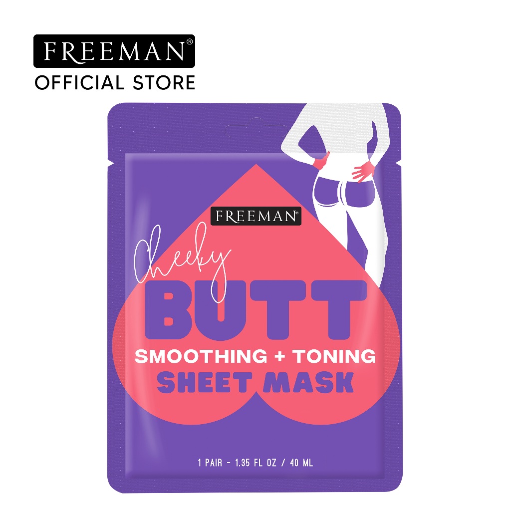 Freeman Beauty Cheeky Butt Smoothing and Toning Body Sheet Mask ...