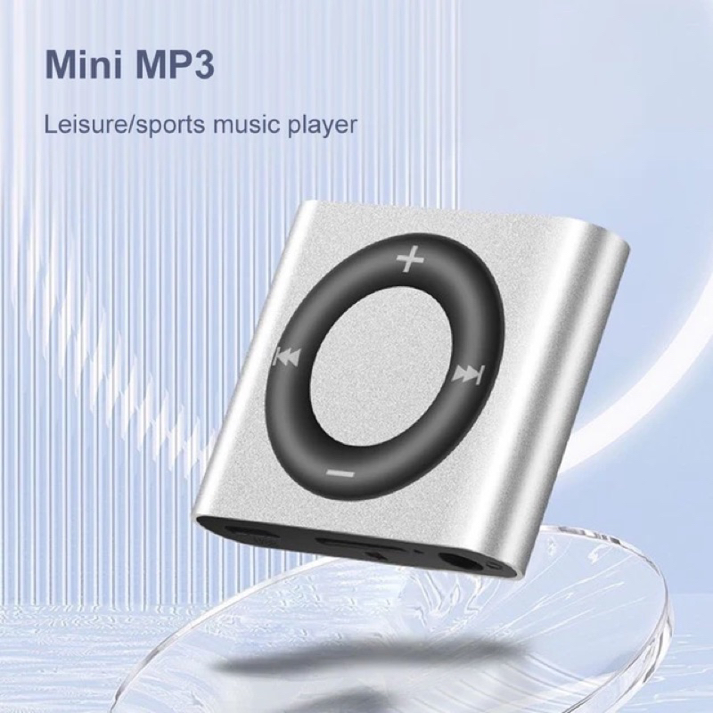 Mini MP3 Player Metal Clip-on Sports Music Player 64G Expansion 180mAh ...