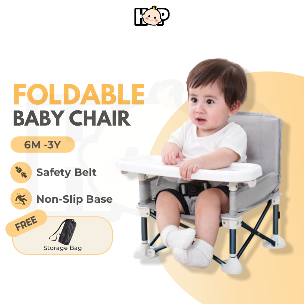Foldable Baby Chair Feeding Chair Kerusi Makan Baby Dining Chair Kerusi ...