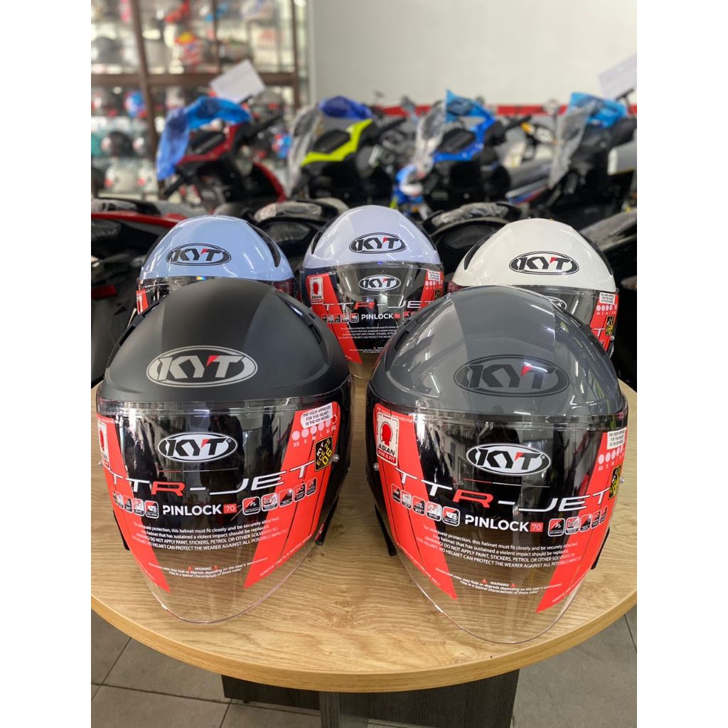 KYT TTR-JET TTR JET HELMET OPEN FACE 2024 EDITION | Shopee Singapore
