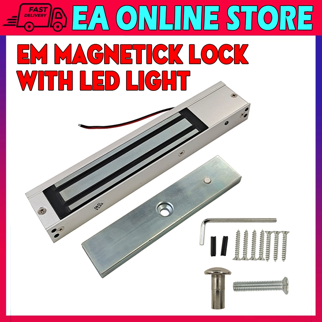 Single Door Access Electric Magnetic Door Lock Em Lock 600lbs / 280KG ...