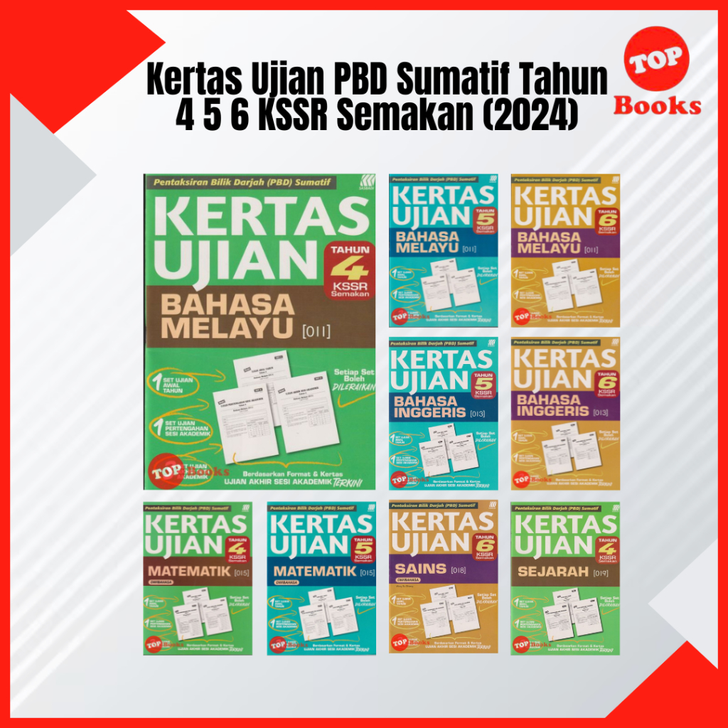 [TOPBOOKS Sasbadi] Practice Book: Sumative PBD Exam Paper 4 5 6 KSSR Semakan (2024) | Shopee ...