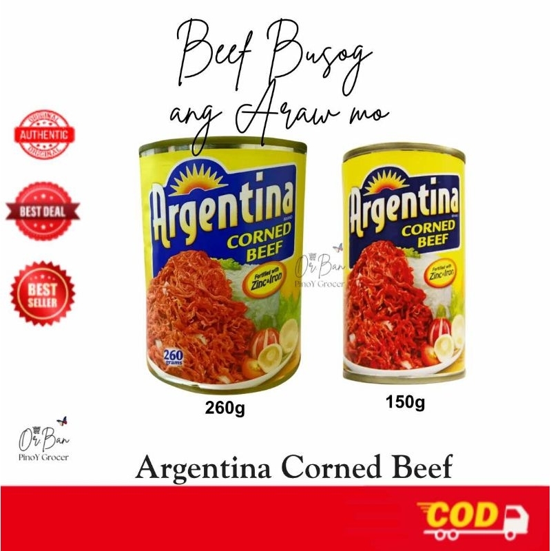 Philippines Argentina Corned Beef | Shopee Singapore