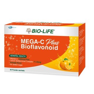 [EXP: 09/2025] Biolife Mega-C Plus Bioflavonoid Powder Sachets - 30's ...