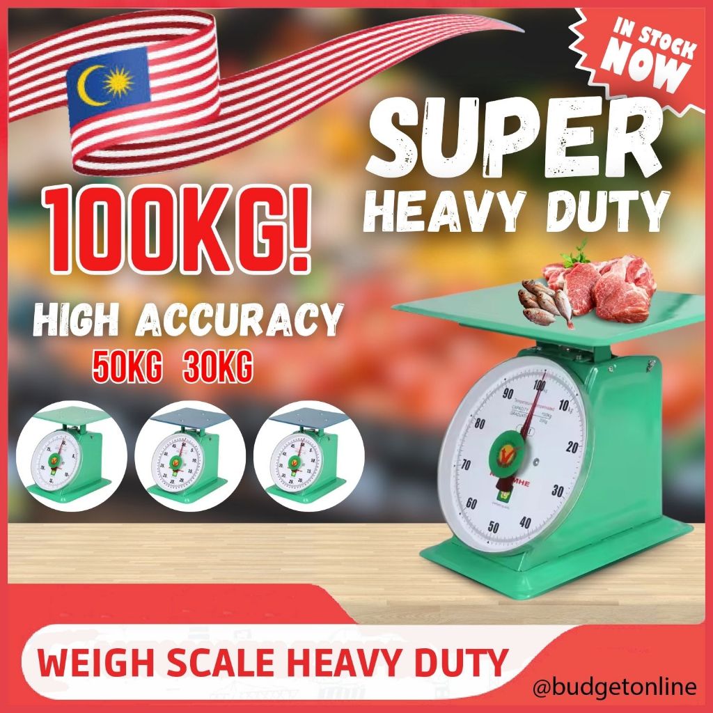 30KG 50KG 100KG Renkmhe Penguin Scale Mechanical Spring Scale Heavy Duty / Penimbang Mekanikal ...