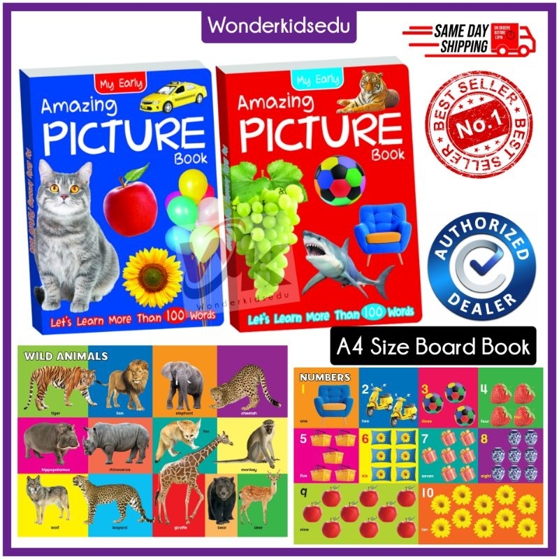 My Early Amazing Picture Book For Kids | Preschool | Buku Bergambar ...