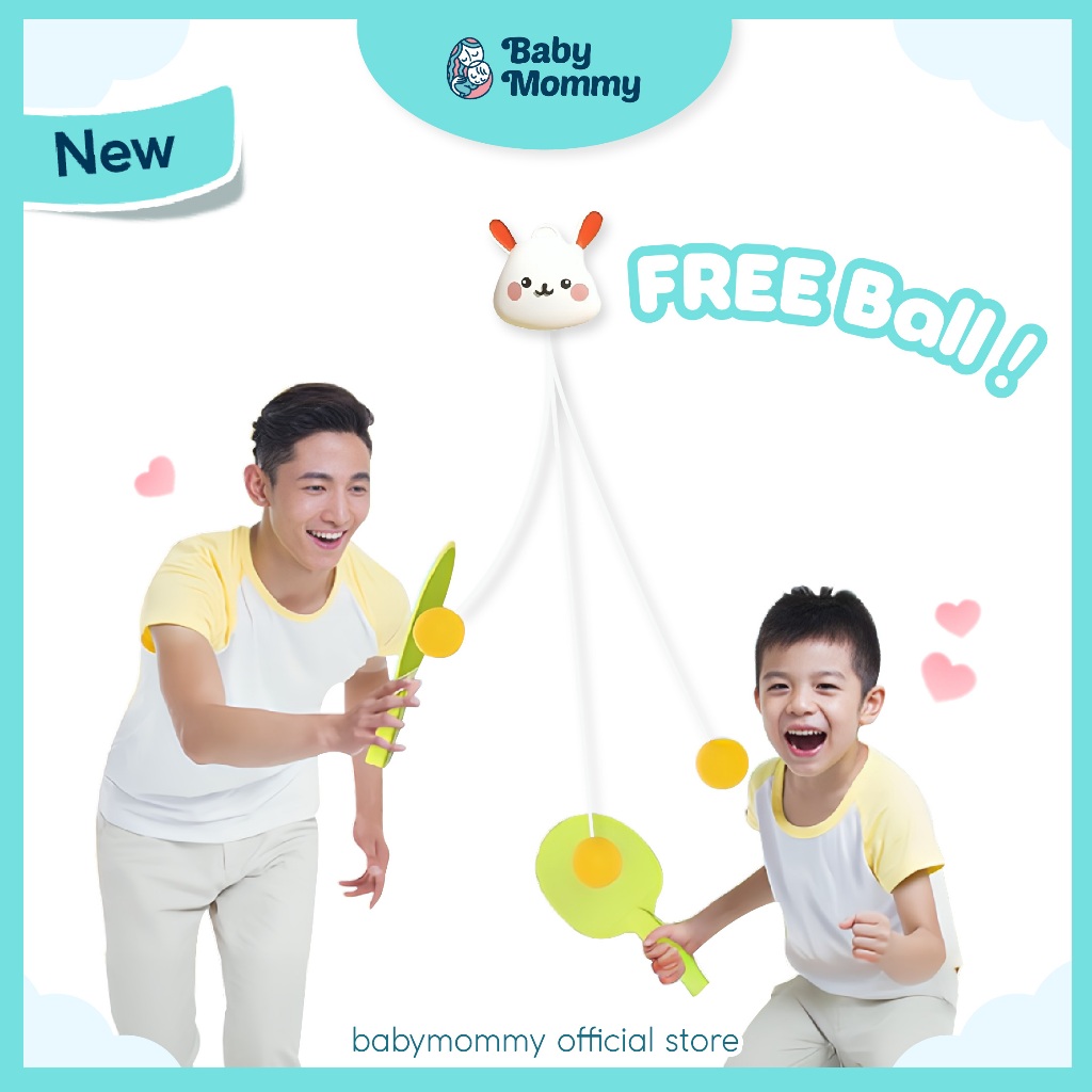 Babymommy Children Ping Pong Toy Trainer for Kids Ping Pong Toy Set ...