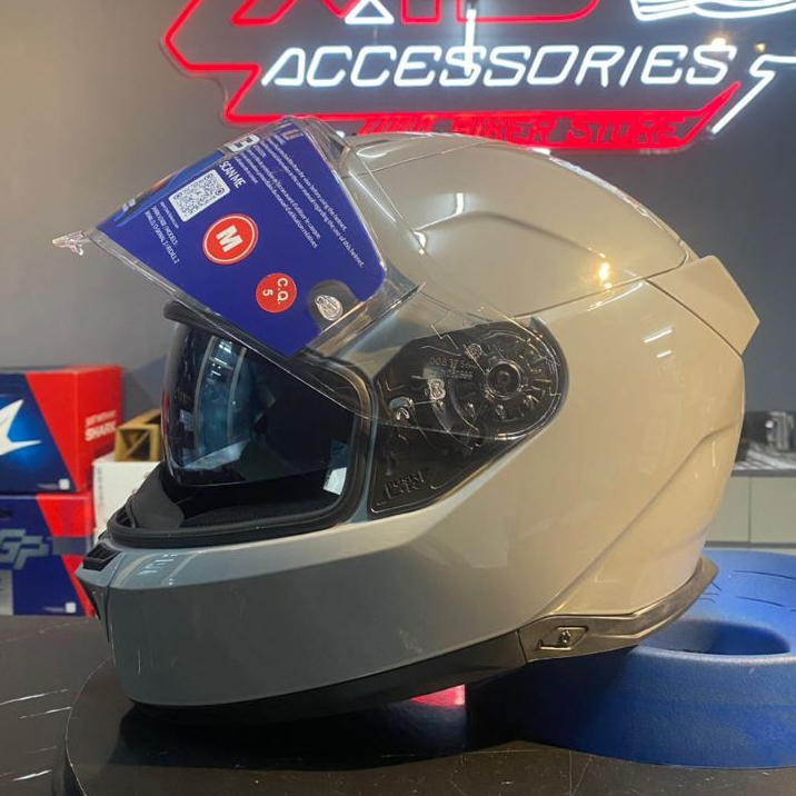 ECE 2206 Shark Skwal I3 DARK SHADOW EDITION ( LED ) FOC VISOR Full Face ...