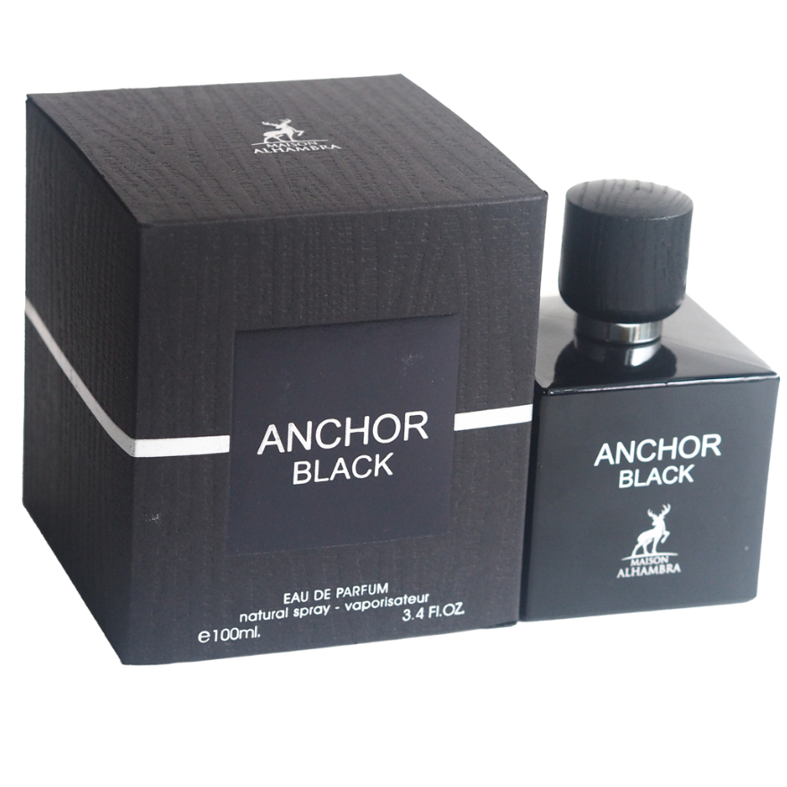 Anchor Black EDP By Maison Alhambra Fragrance For Men 100ML | Shopee ...