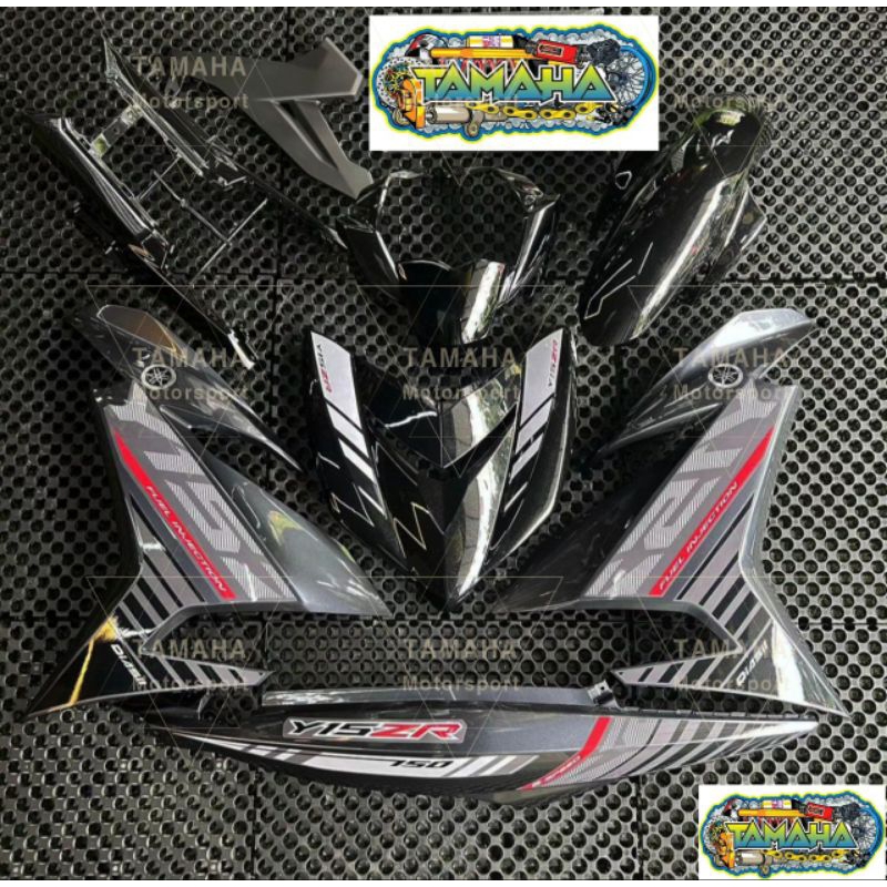 YAMAHA Y15 Y15zr V1 V2 Coverset batman black grey purba Cover set ...