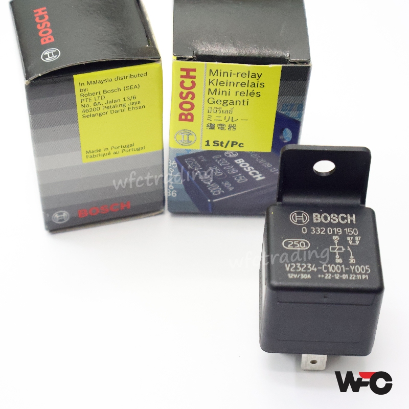 Relay 5pin Bosch Relay Horn Relay Headlamp Relay 12V 30A Aircond Relay ...