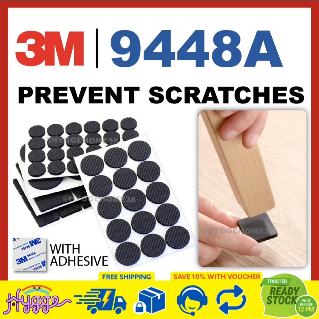 3M Adhesive Anti Knock Pad Leg Protect Furniture Chair Anti Slip ...