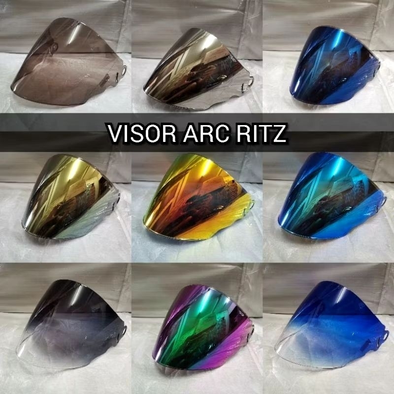 VISOR ARC RITZ MODERN PASTEL TWO TONE 2 TONE RITZ VERSION 1 VERSION 2 ...