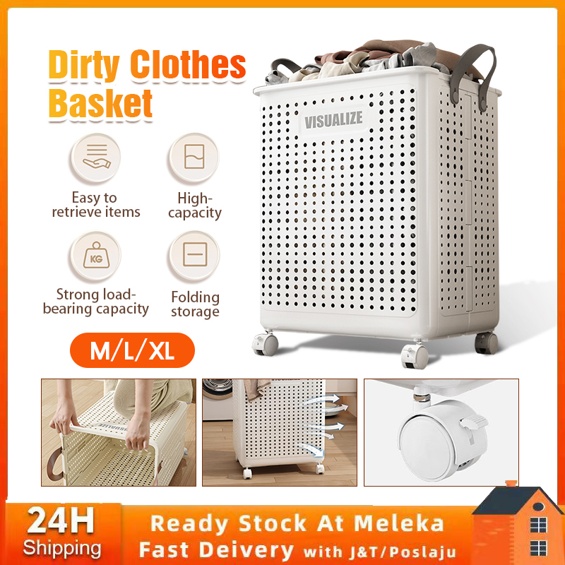 Foldable Laundry Basket Laundry Bag Dirty Clothes Storage Box ...