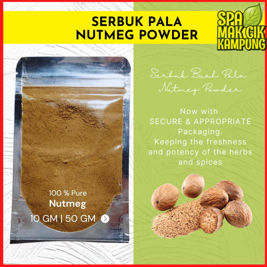 Serbuk Buah Pala Nutmeg Powder | Shopee Singapore