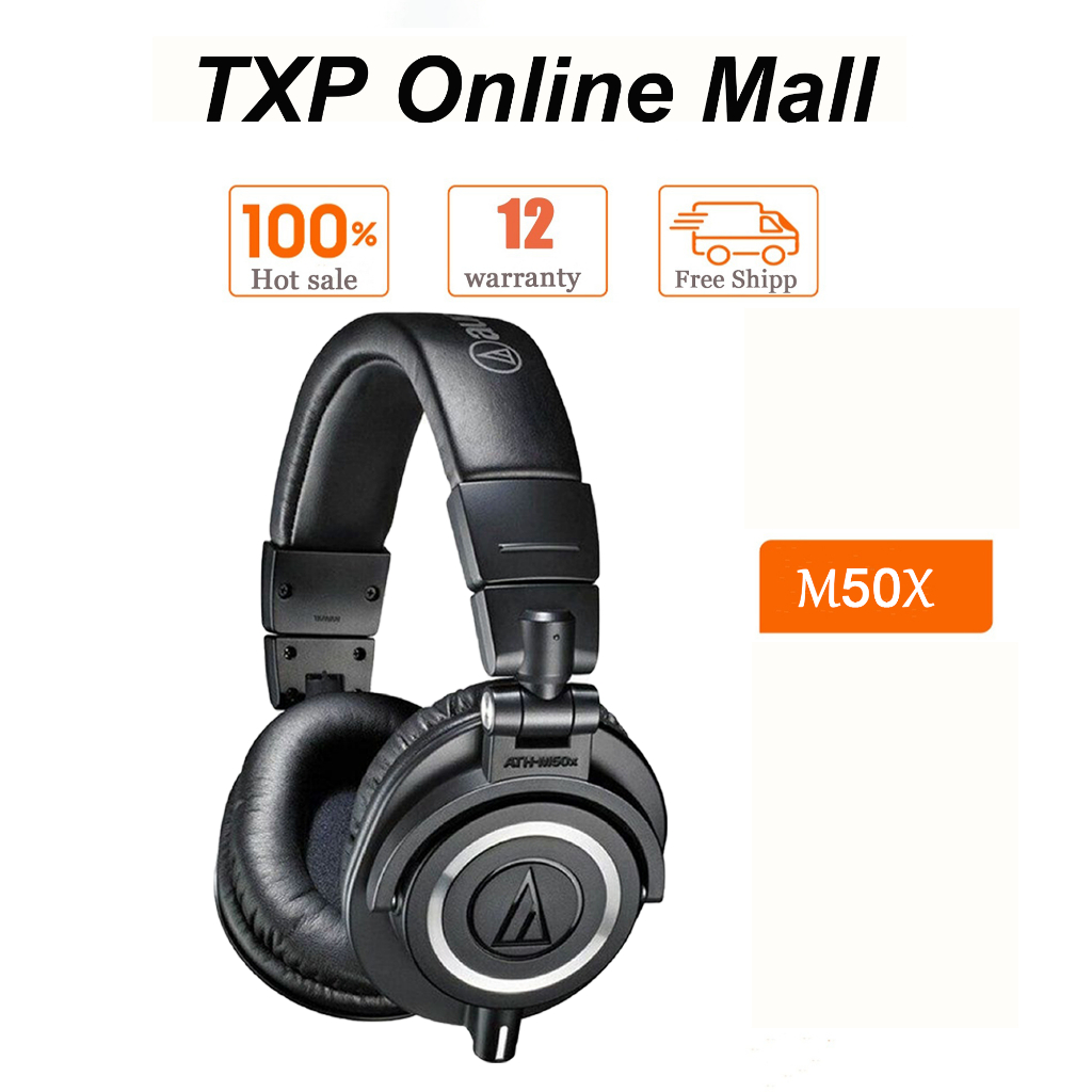 Audio Technica ATH M50X High Definition HIFI Headphones Professional ...