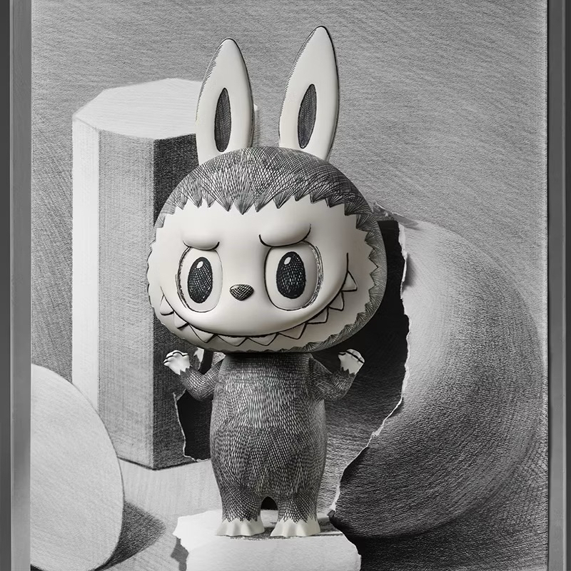 MEGA LABUBU 400% Sketch - Labubu素描400% | Shopee Singapore