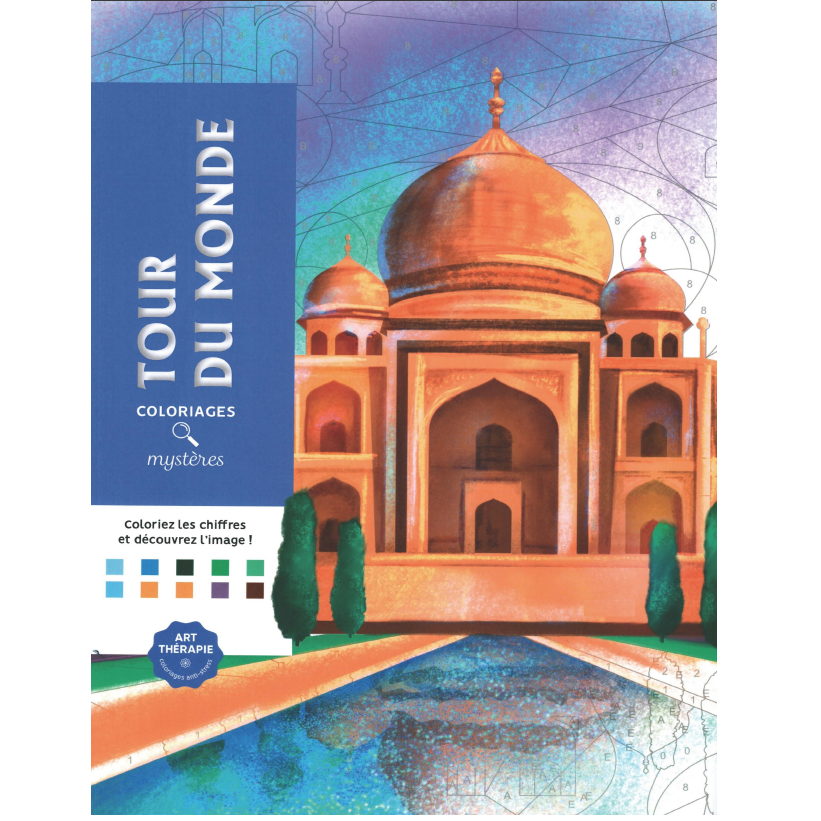 Color By Number famous Building - Kertas Mewarna Colour by number ...