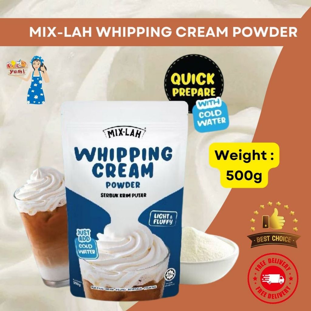 MIX-LAH WHIPPING CREAM POWDER 500g | Shopee Singapore